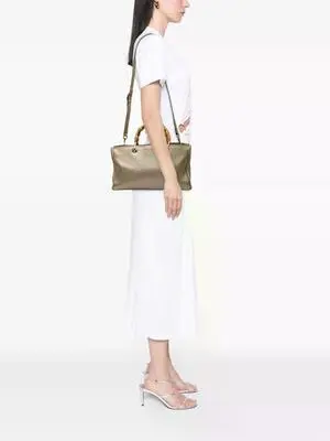 Gucci 2000-2015 Medium Calfskin Bamboo Shopper Satchel