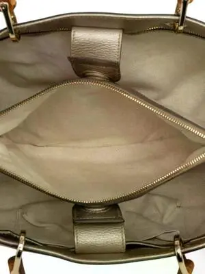 Gucci 2000-2015 Medium Calfskin Bamboo Shopper Satchel