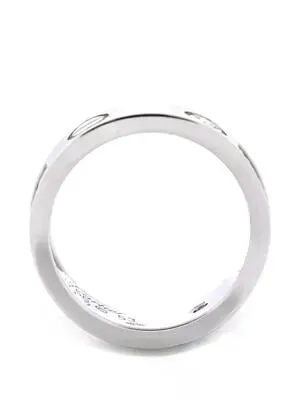 Cartier Love 3 Diamonds Band 18k White Gold With Diamond Ring