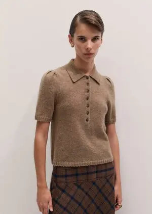 ME+EM Merino Cashmere Silk Knit Polo