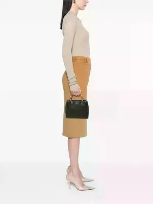Gucci Calfskin Bamboo Shopper Satchel