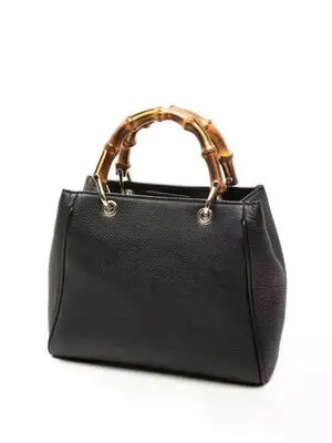 Gucci Calfskin Bamboo Shopper Satchel