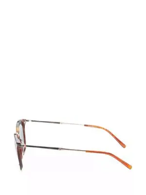 FERRAGAMO Tortoiseshell-effect Square-frame Sunglasses