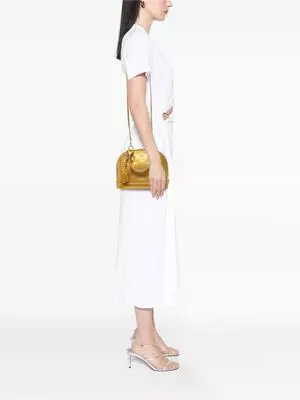 LOUIS VUITTON 2012 Monogram Vernis Alma Bb Satchel - Gold