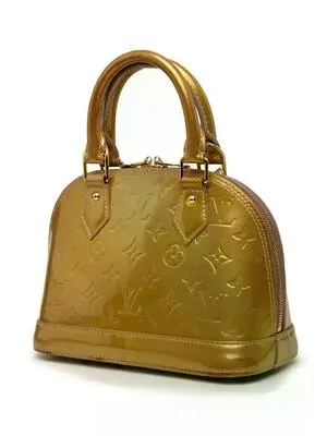 LOUIS VUITTON 2012 Monogram Vernis Alma Bb Satchel