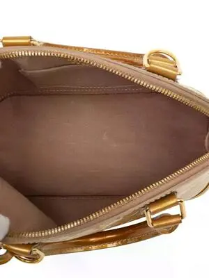 LOUIS VUITTON 2012 Monogram Vernis Alma Bb Satchel