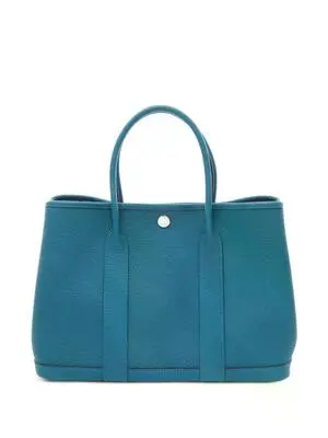Hermès 2018 Garden Party Tpm Tote Bag - Blue