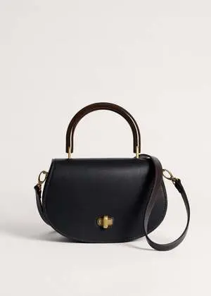 ME+EM Resin Top Handle Bag - Black
