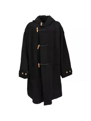 C.P. COMPANY Hooded Toggle-fastening Duffle Coat - Black