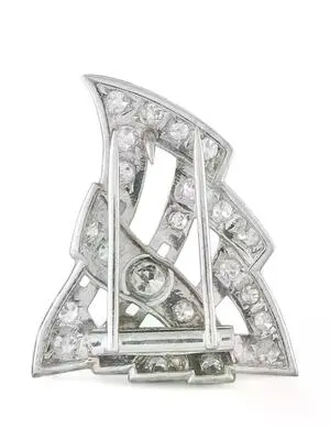 LB EXCLUSIVE Platinum Diamond Brooch