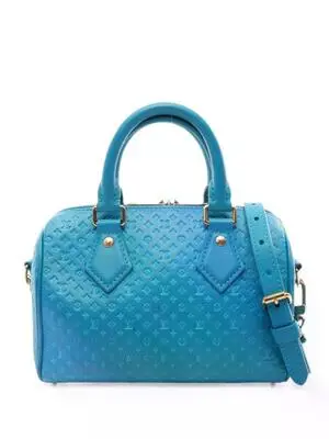 LOUIS VUITTON 2021 Speedy Nanogram Handbag - Blue