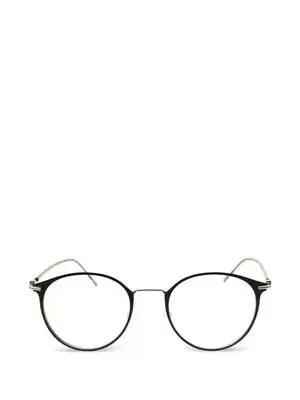 BOSS Round Frame Eyeglasses - Black