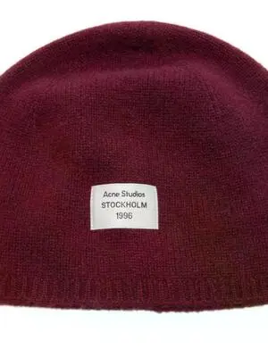 Acne Studios Cashmere Beanie - Red