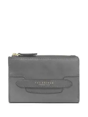 THE BRIDGE Logo-print Leather Wallet - Grey
