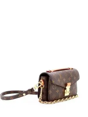 LOUIS VUITTON Pochette Metis Monogram Canvas East West Crossbody Bag - Brown