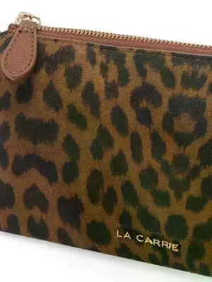 LA CARRIE Lio Animal-print Clutch Bag
