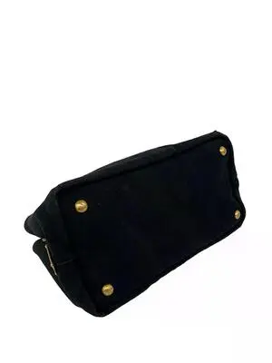 Prada 2013-2026 Small Canvas Canapa Logo Tote Satchel