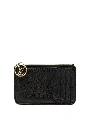 LOUIS VUITTON 2021-2026 Monogram Empreinte Romy Card Holder - Black