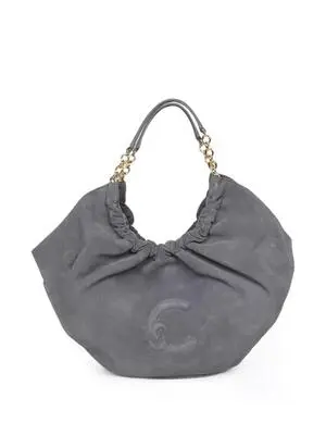 COCCINELLE Ruched Chain-link Tote Bag