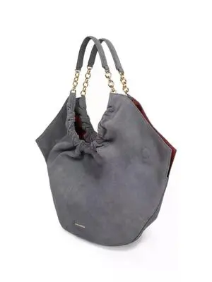 COCCINELLE Ruched Chain-link Tote Bag