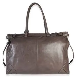 Prada Distressed Calfskin Shoulder Bag