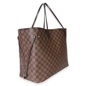 LOUIS VUITTON Damier Ebene Neverfull Gm Tote - Brown