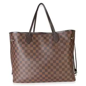 LOUIS VUITTON Damier Ebene Neverfull Gm Tote - Brown