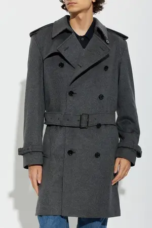 Burberry Hastings Cashmere Double-breasted Trench Coat