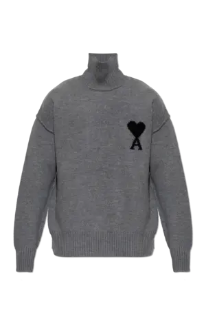 Ami Paris Logo Sweaters For Men