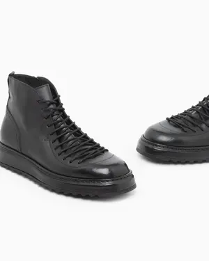 Giorgio Armani Boot With Split Leather Lining