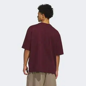 Adidas Basketball Single Jersey Tee - Maroon