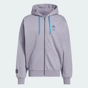 Adidas Anthony Edwards Foundation Full Zip Hoody - Slate