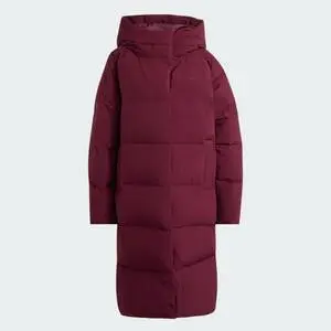 Adidas Helionic Down Puffer Coat - Maroon