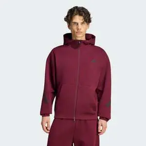 Adidas Z.n.e. Full Zip Track Top - Maroon