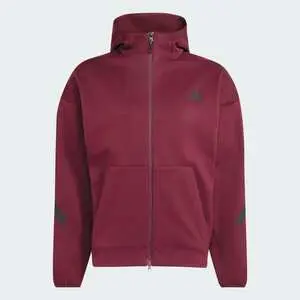 Adidas Z.n.e. Full Zip Track Top - Maroon