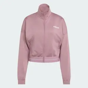 Adidas Hyperglam Cropped Track Top - Magic Mauve