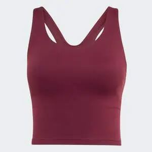 Adidas All Me Medium Support Bra Tank - Maroon