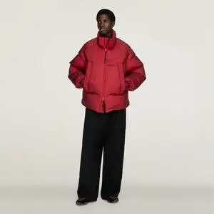 Adidas Y-3 Hooded Puffer Jacket - Active Maroon