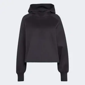 Adidas Soft Lux Winter Knit Hoodie - Black