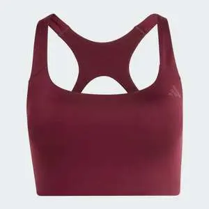 Adidas Optime Workout Medium Support Bra - Maroon