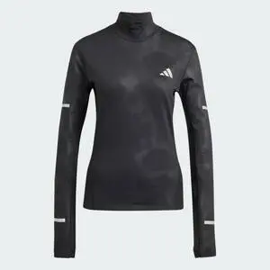 Adidas Adi365 Running Warm Long Sleeve Shirt - Black