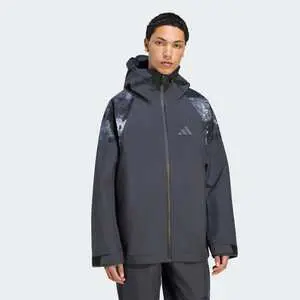 Adidas Terrex Xperior Hybrid Primeknit Spray Dye Climaproof+ Jacket - Black
