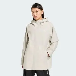 Adidas Essentials Rain Parka - Beige