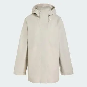 Adidas Essentials Rain Parka - Beige
