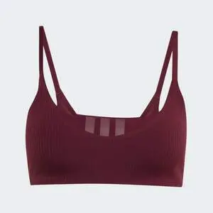 Adidas All Me Light Support Rib Bra - Maroon