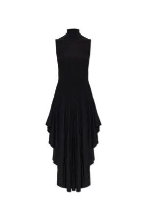 Alaïa Wool Dress With Turtleneck