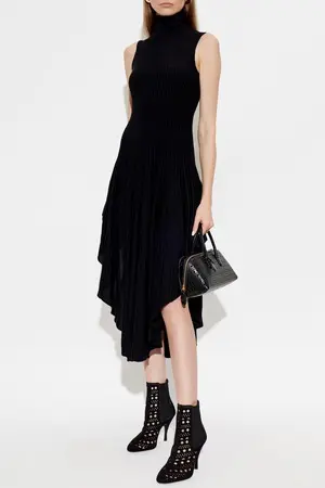 Alaïa Suede Laser Cut Stiletto Ankle Boots