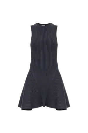 Alaïa Ribbed Sleeveless Knit Mini Dress