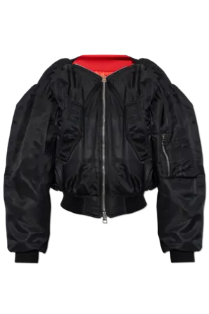 Givenchy Oversized Cropped Bomber Jacket