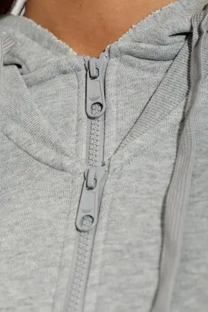 ADIDAS ORIGINALS Cropped Hoodie With Two-way Zipper